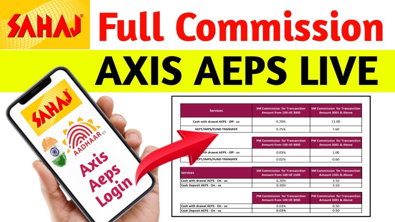 Sahaj Portal Full Introduction ll Sahaj Axis Bank BC ID AEPS LIVE II ...