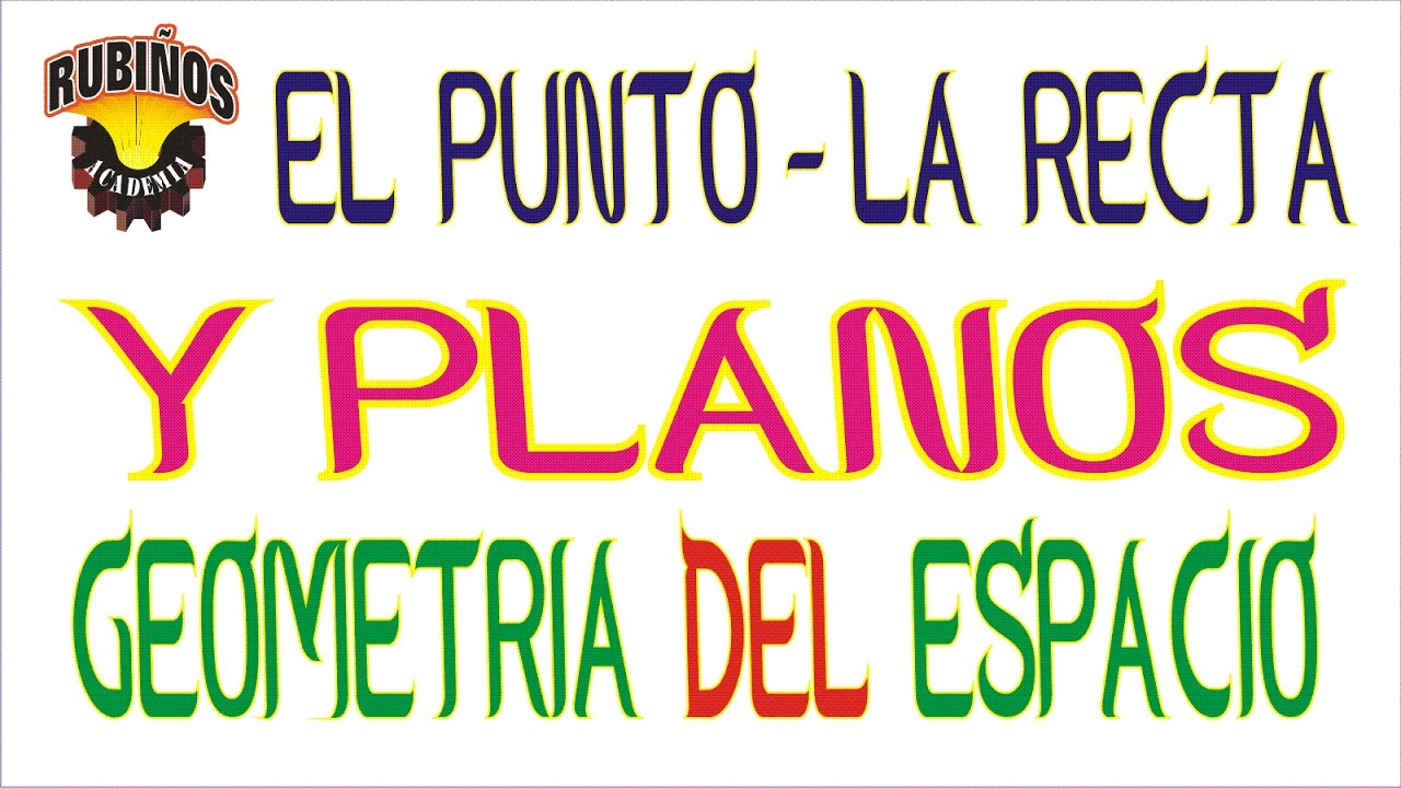 geometría del espacio - el punto , la recta y el plano - ejercicios ...