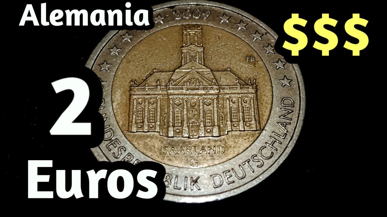 Tienes la valiosa moneda de 2 euros, conmemorativa de Alemania - YouTube