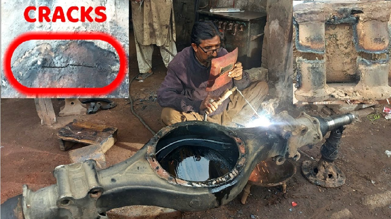 Talented Craftsman | Broken Rear Wheel Hub Repairing with Amazing ...