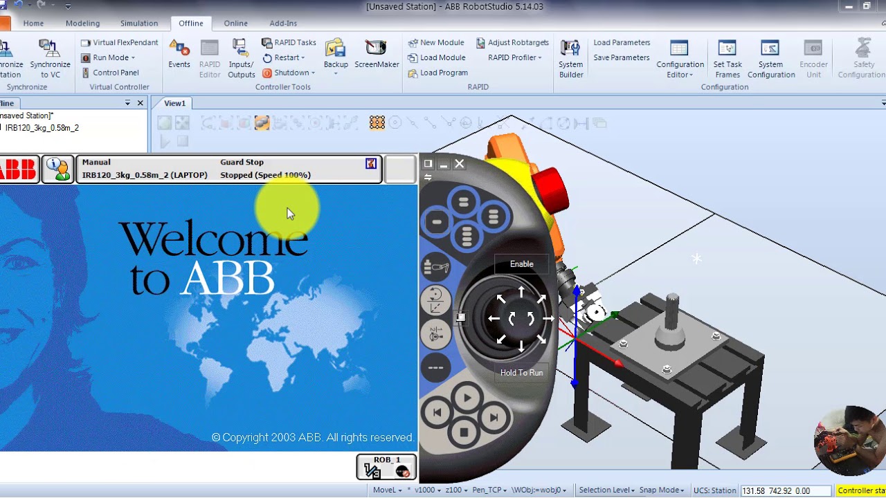 Tạo Tool Work Object trong ABB Robot - YouTube