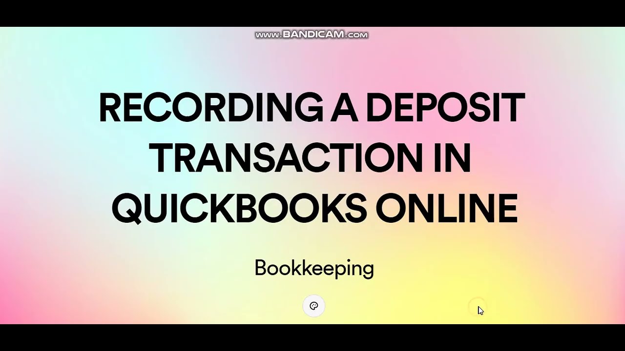 RECORDING A DEPOSIT TRANSACTION IN QUICKBOOKS ONLINE YouTube recording-a-deposit-transaction-in-quickbooks-online-youtube