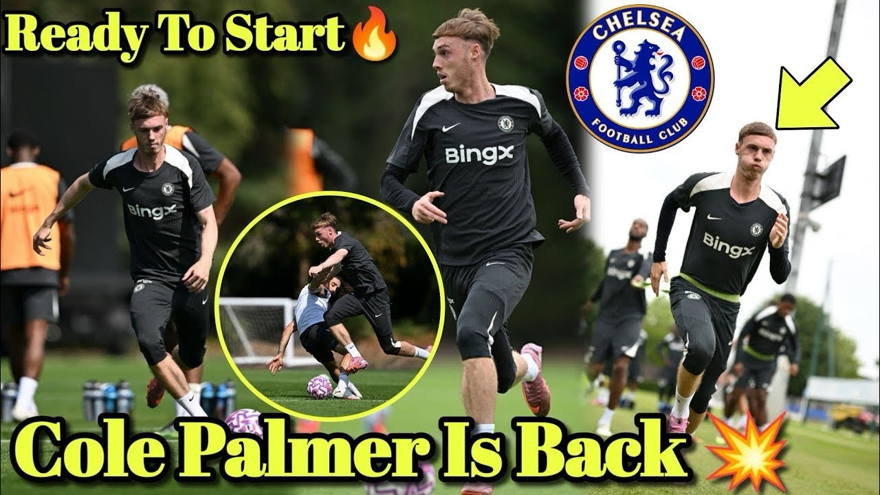 COLE PALMER RETURNS!🔥CHELSEA STAR BACK IN TRAINING & SET TO START VS ...