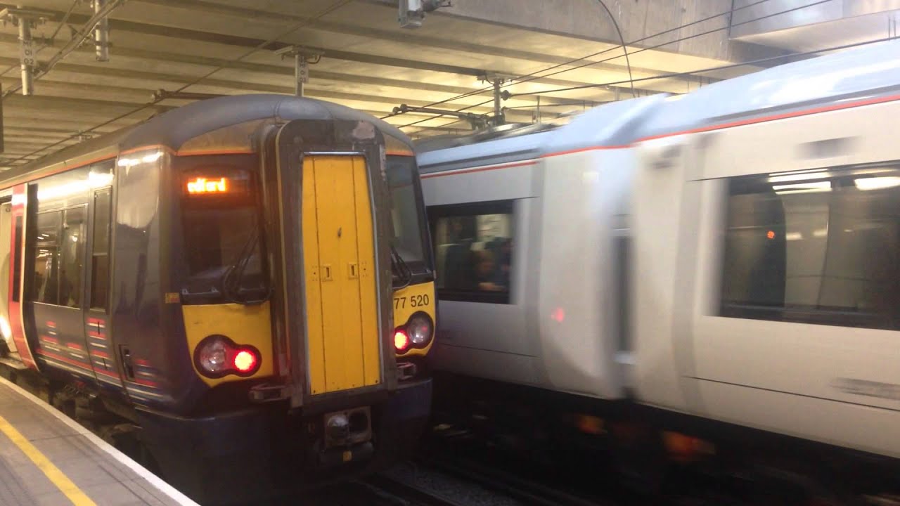 Thameslink Class 387/1 at Farringdon - YouTube