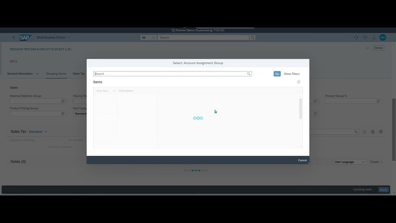 SAP PP Training BOM and Routing Selection - YouTube