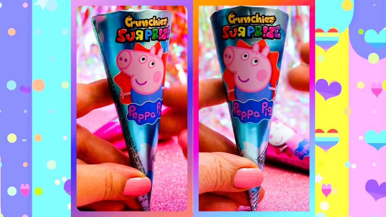 Peppa Pig ASMR Chocolate Candy Satisfying Unboxing ASMR Video ️ # ...