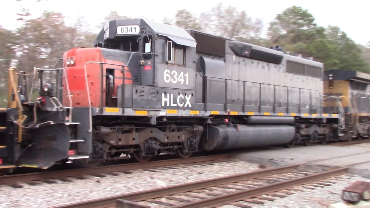 Ex SP! CSX 961 leads M515-16 through Hatley, GA 11/19/22 - YouTube