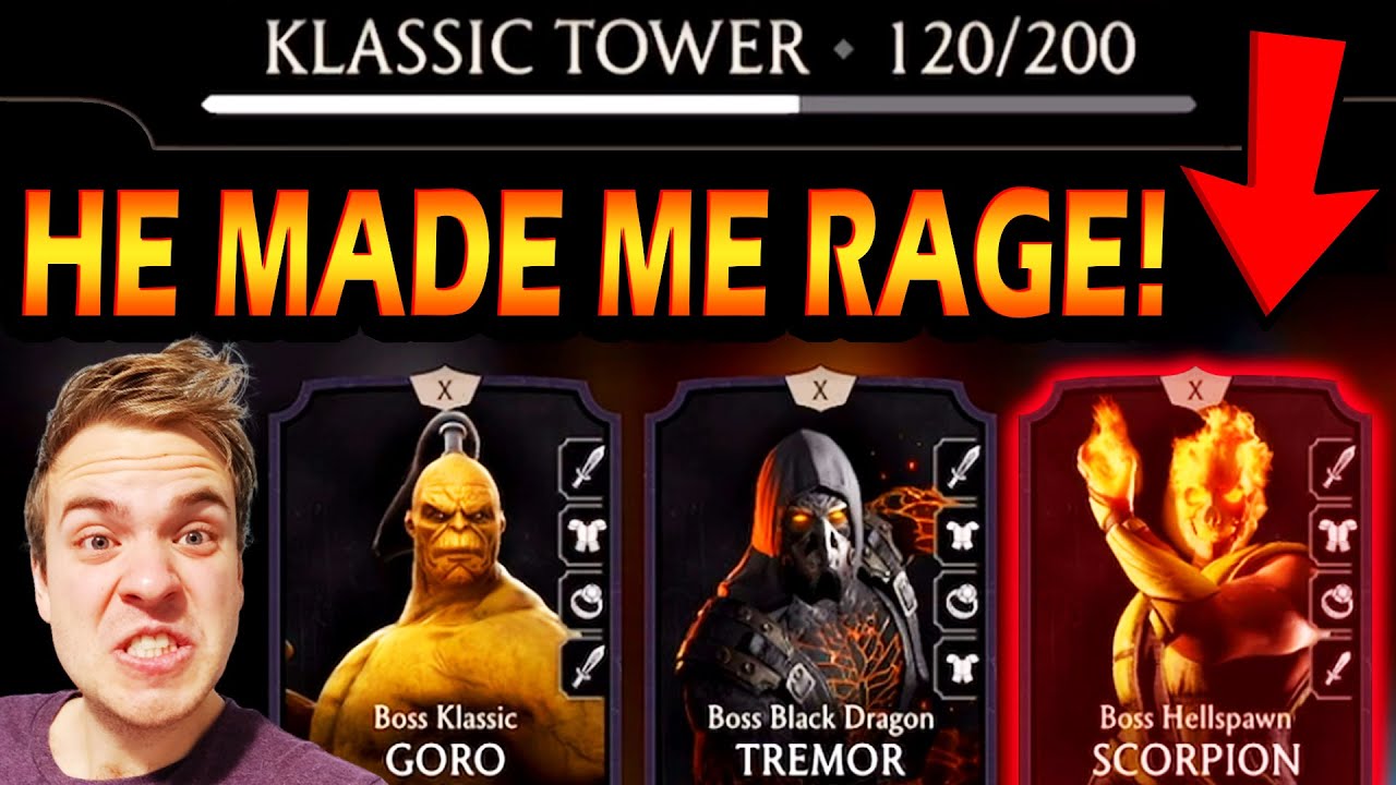 Mk Mobile Fatal Klassic Tower Battle 120 Made Me Rage This Boss