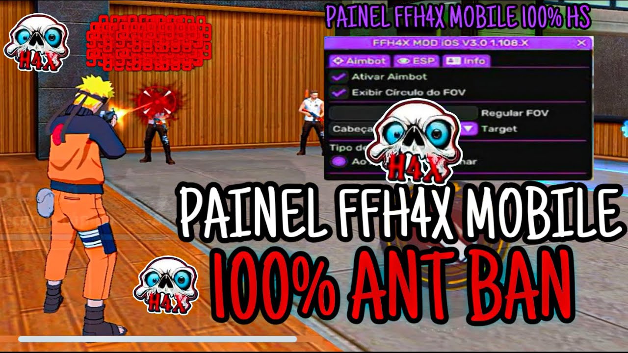 ESPECIAL 85K!! 🥶 PAINEL FFH4X MOBILE HEADTRICK ANDROID 🤣 NOVO XIT PARA ANDROID 🎯 - YouTube
