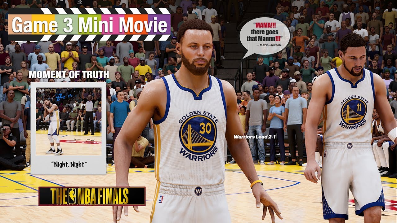 NBA Finals Mini-Movie | Game 3 | 95-96 Chicago Bulls vs 16-17 Golden ...