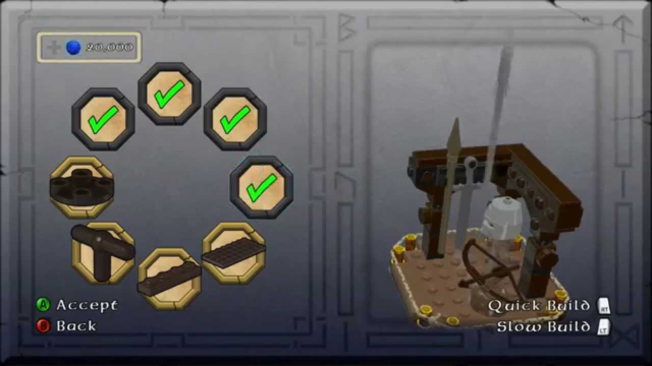 LEGO The Hobbit - Weapon Rack Perfect Instruction Build #3 - YouTube