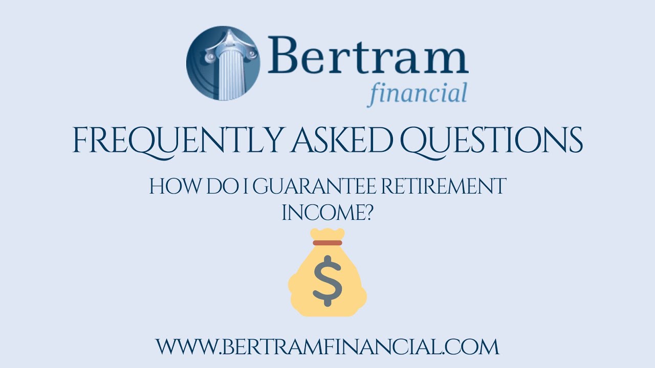 How do I guarantee retirement income? - YouTube