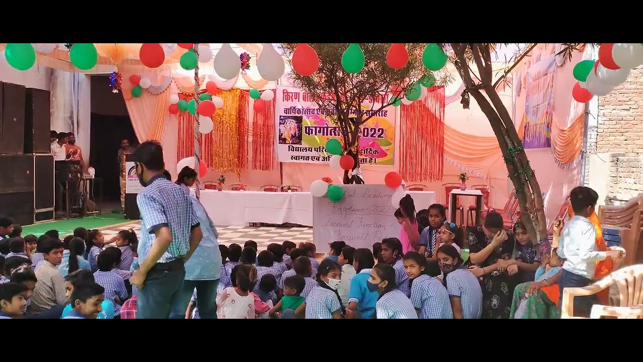 #school Kiran Bal Academy School Farewell Party nd Fagotsav 2022 - YouTube