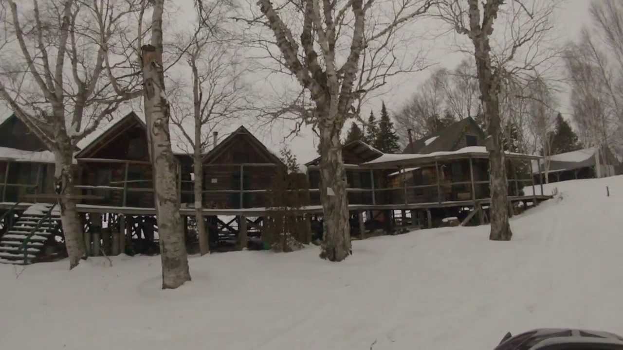 Luap Snowflake Snowmobile Parmachenee Lake, Eisenhower Cabin - YouTube