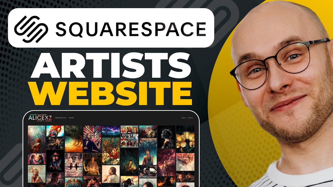 Squarespace: Website For Artists - Tutorial | How To Create a Website ...