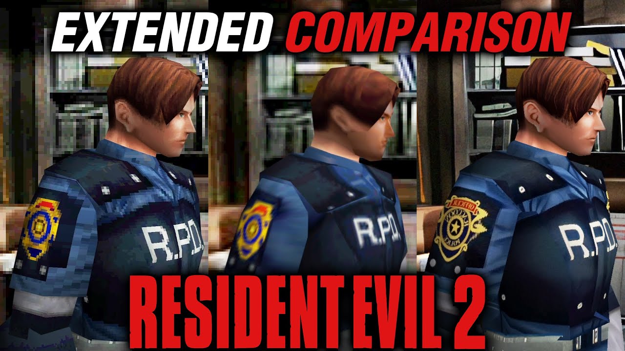 Resident Evil 2 (1998) Extended Comparison 3: PS1/Classic Rebirth/GOG ...