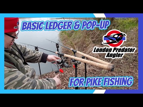 Basic Ledger & Pop-Up For Pike Fishing - YouTube