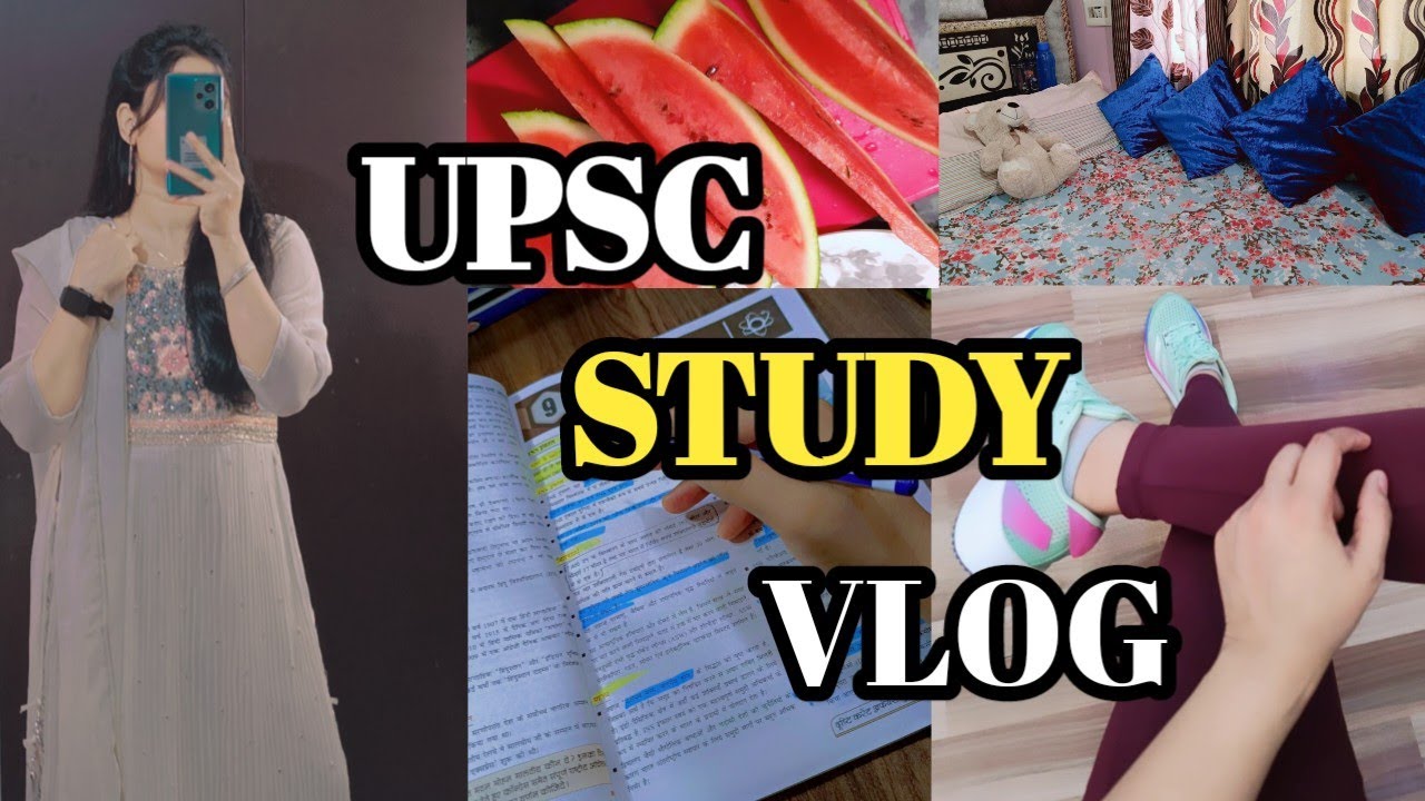 UPSC study vlog/A Day in the Life of a UPSC Aspirant/UPSC Aspirant study vlog|IAS study - YouTube
