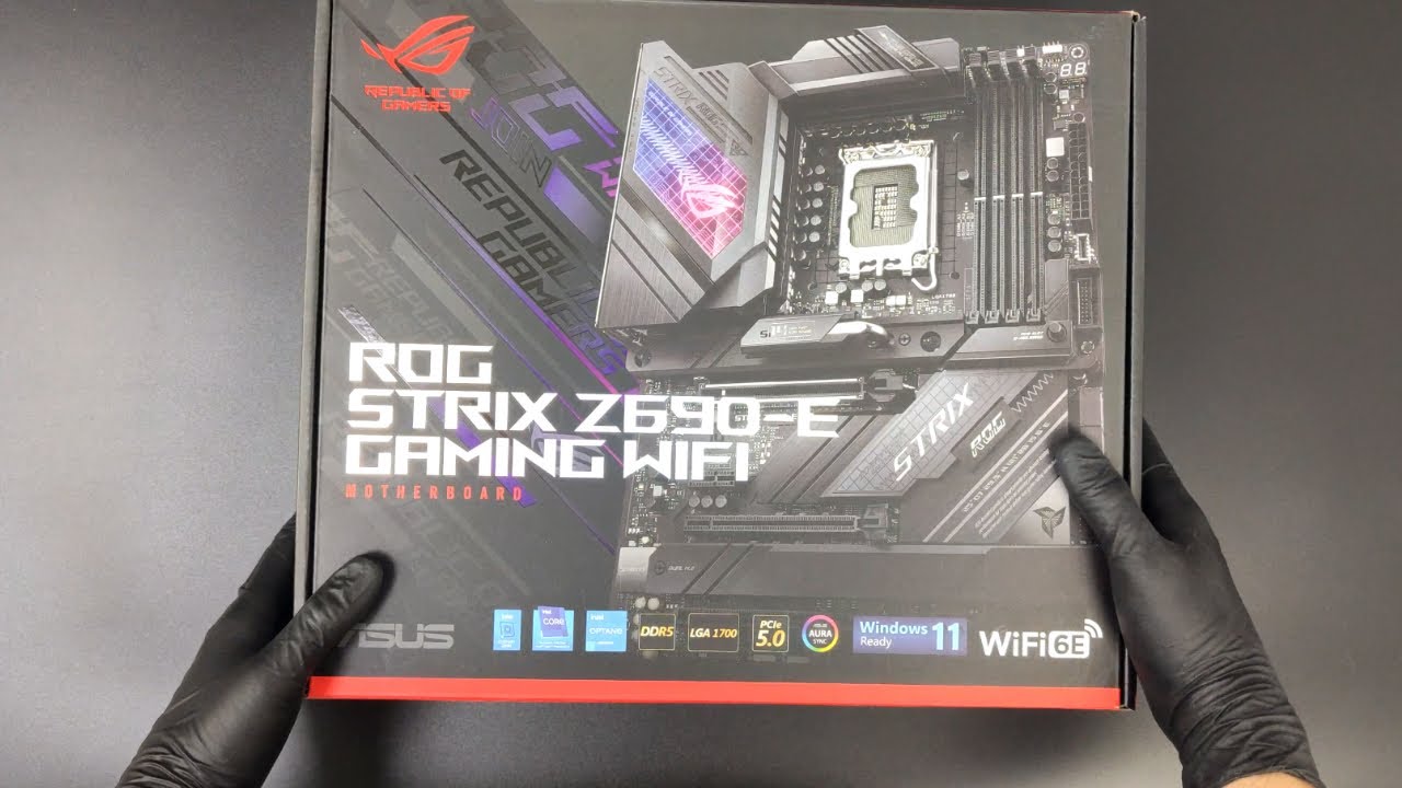 ASUS ROG Strix Z690-E Gaming WiFi Intel LGA 1700 ATX DDR5 Motherboard並行輸入 :auto-20231212-145638 ...