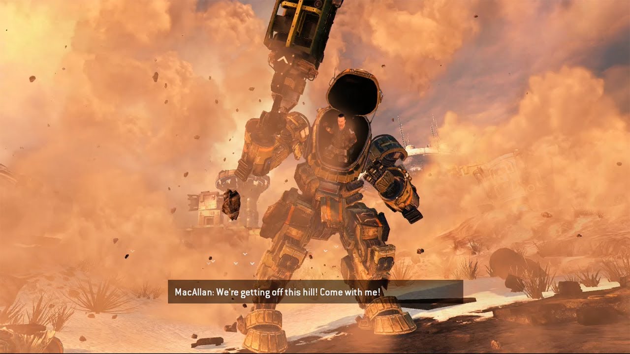 Titanfall Story Campaign Militia 08 The Battle of Demeter Xbox One ...