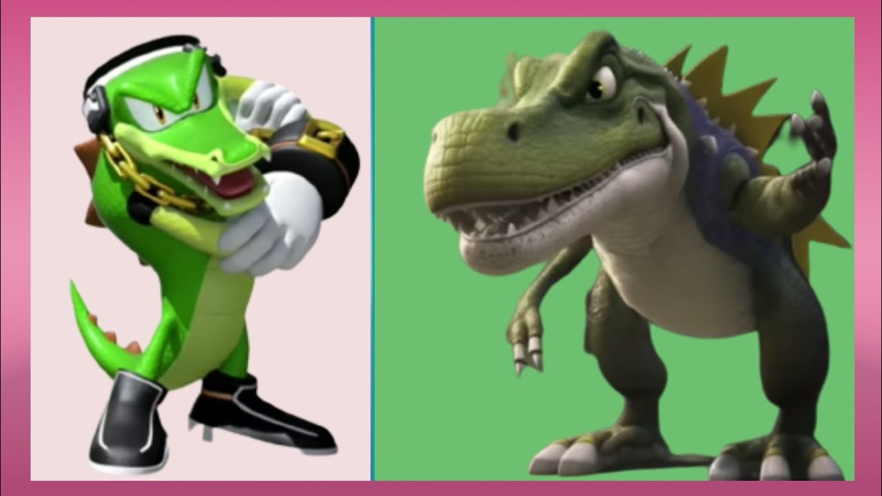 SONIC the hedgehog all characters as DINOSAUR 2023 ! - YouTube