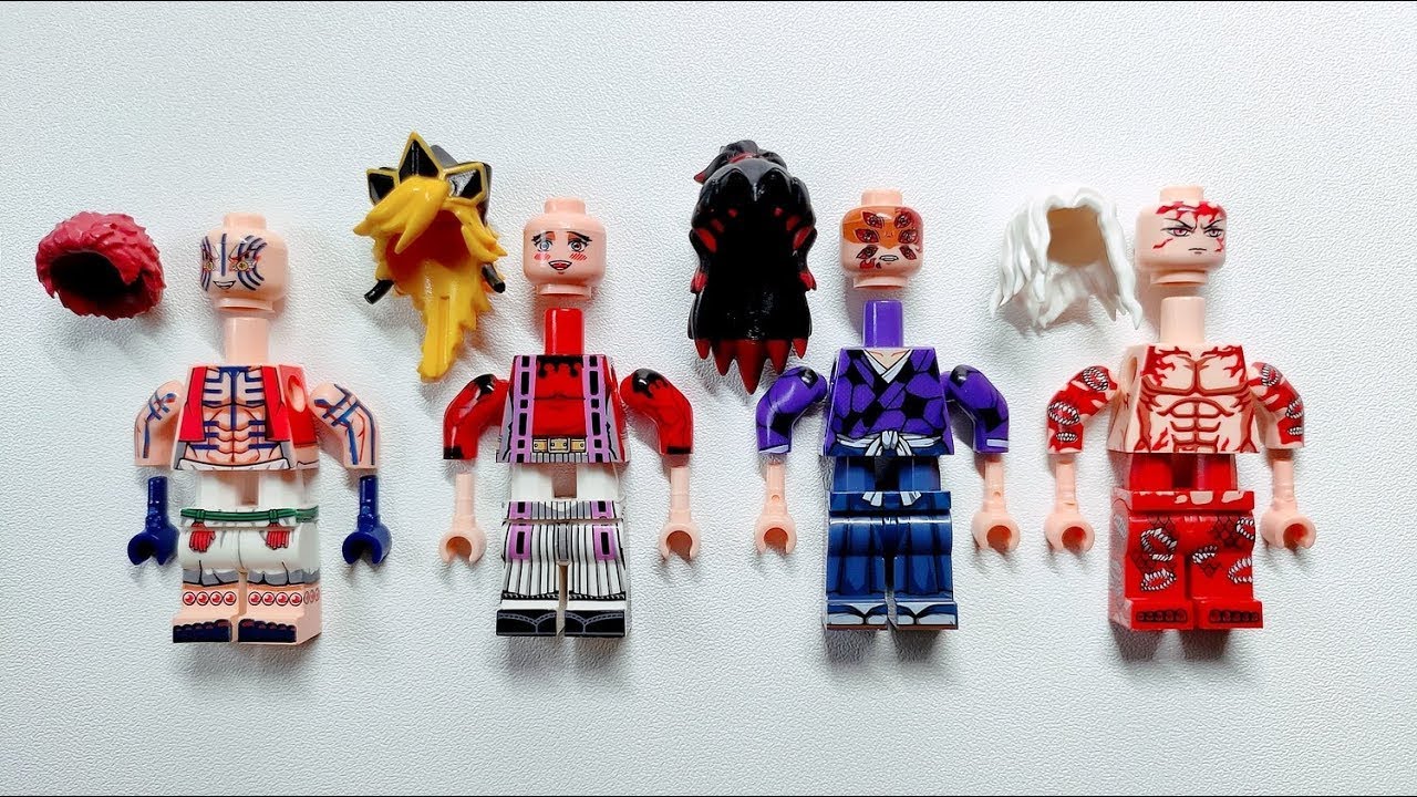 LEGO UNOFFICIAL DEMON SLAYER | NAKIME - AKAZA - DOUMA - KOKUSHIBO ...