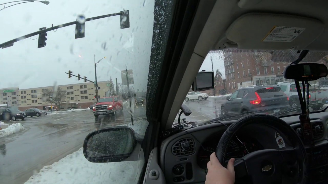 Slush and Icey Rain 02/07/2020 - YouTube