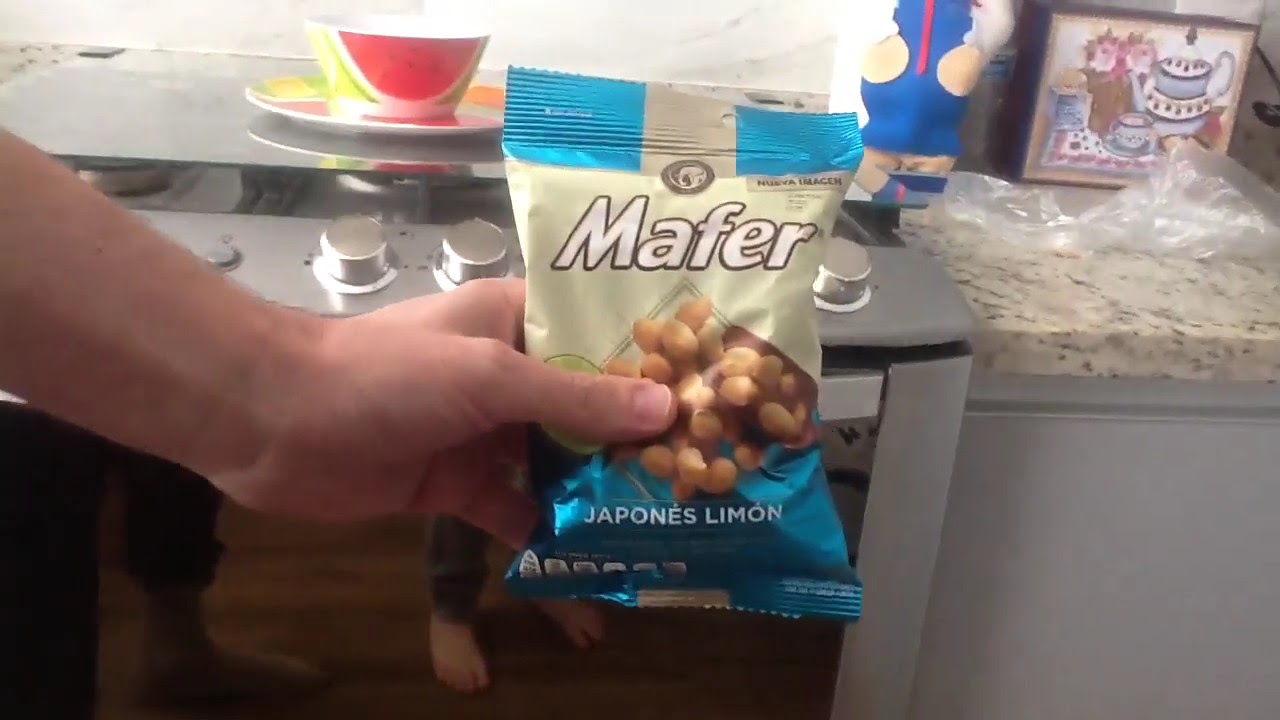 Cacahuates Japonés Limón. Marca Mafer - YouTube