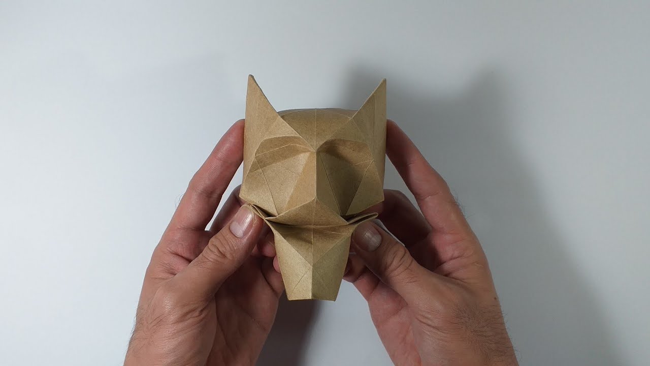 Origami Mask 6 "The Devil" (TUTORIAL) - YouTube