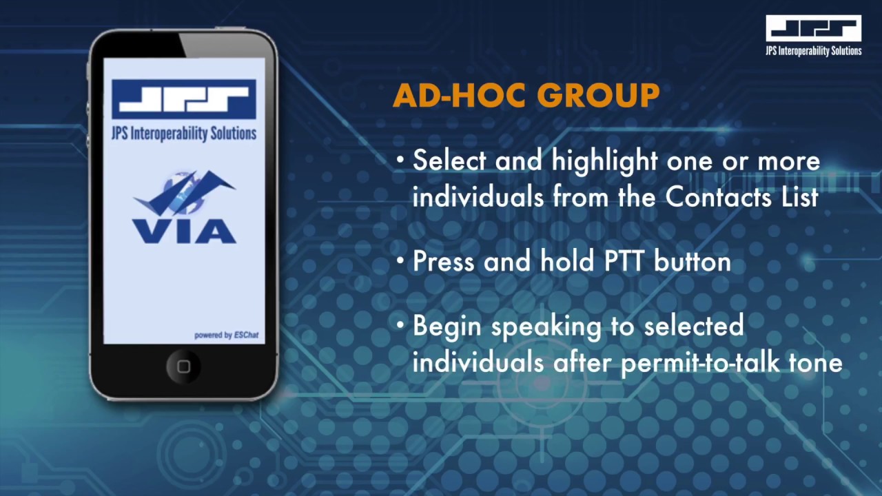 JPS VIA iOS User Tutorial - Groups List - Ep3 - YouTube