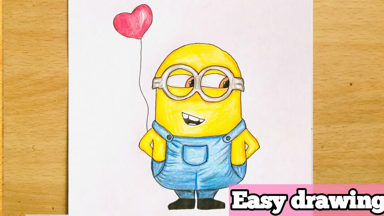 Draw a Minions || Minions drawing easy || How to draw Minions || step ...