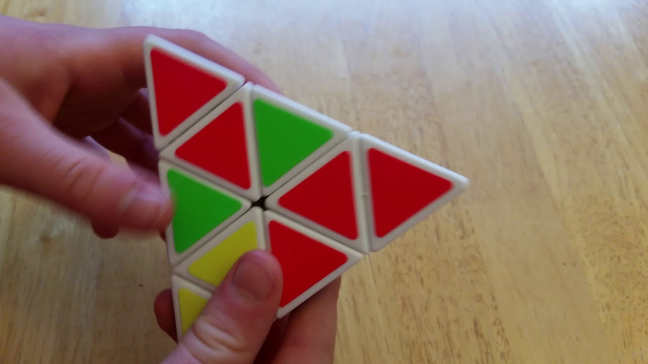 How to Solve the Pyramid Rubix Cube - YouTube