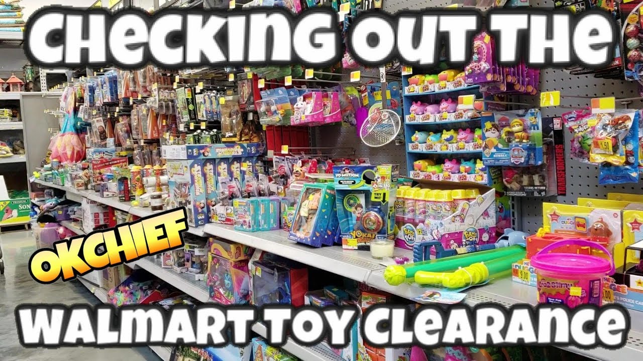 Checking Out The Walmart Toy Clearance Aisle - Okchief - YouTube