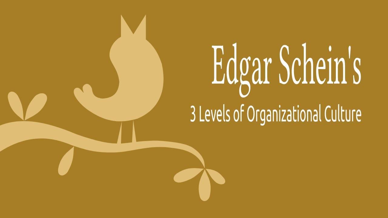Edgar Schein's 3 Levels of Organizational |Organizational Culture Model ...
