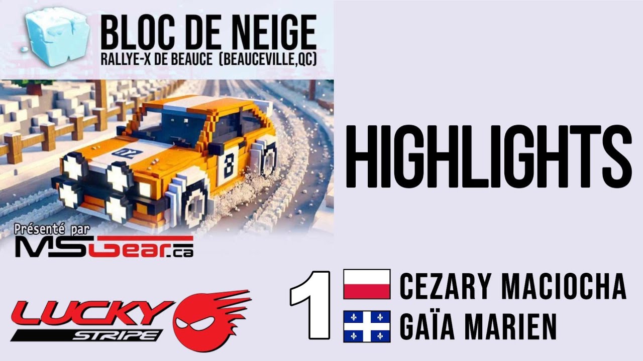 2025 RallyeX Beauce - Highlights - Cezary Maciocha / Gaïa Marien - YouTube