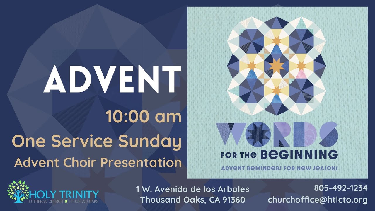 Advent II One Worship Sunday - YouTube