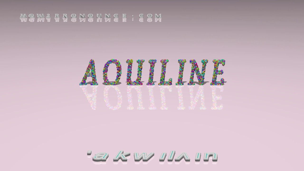 aquiline - pronunciation + Examples in sentences and phrases - YouTube