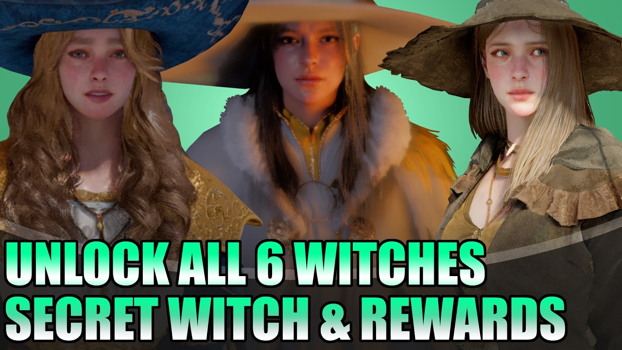 All Witch Locations - Unlock All 6 Witches | Crimson Desert - YouTube