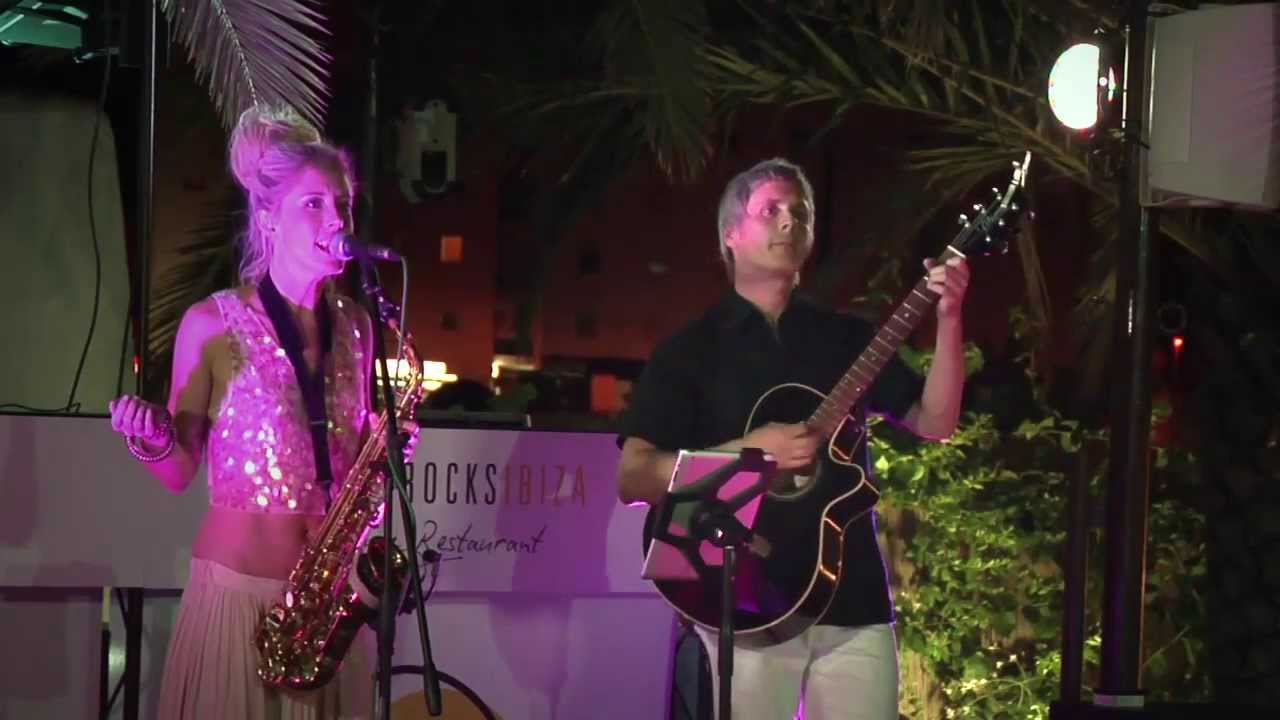 The Lovely Laura & Tyrrell at On The Rocks, Ibiza - YouTube