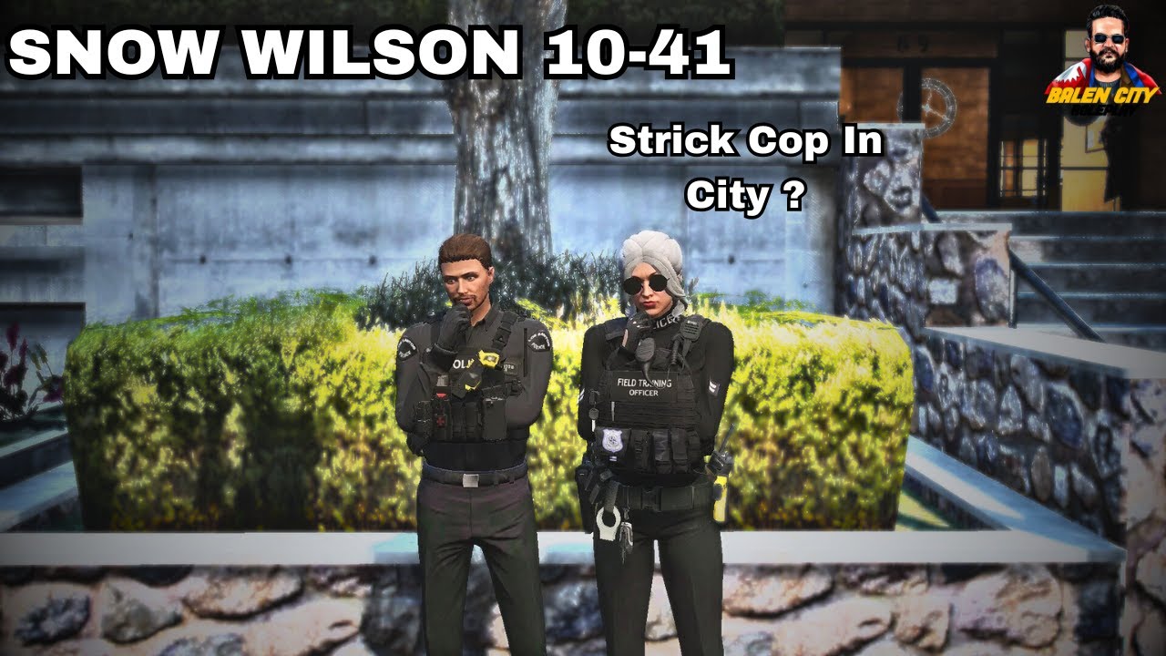 Snow Wilson On Duty #bcrp #coprp - YouTube