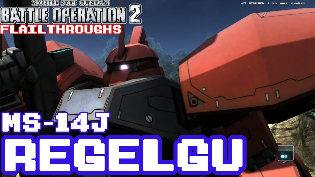 Gundam Battle Operation 2: MS-14J Regelgu In Jungle, Live Commentary ...