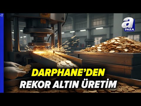 Darphane’den Rekor Üretim 7 Milyondan Fazla Çeyrek Altın Üretildi | A Para