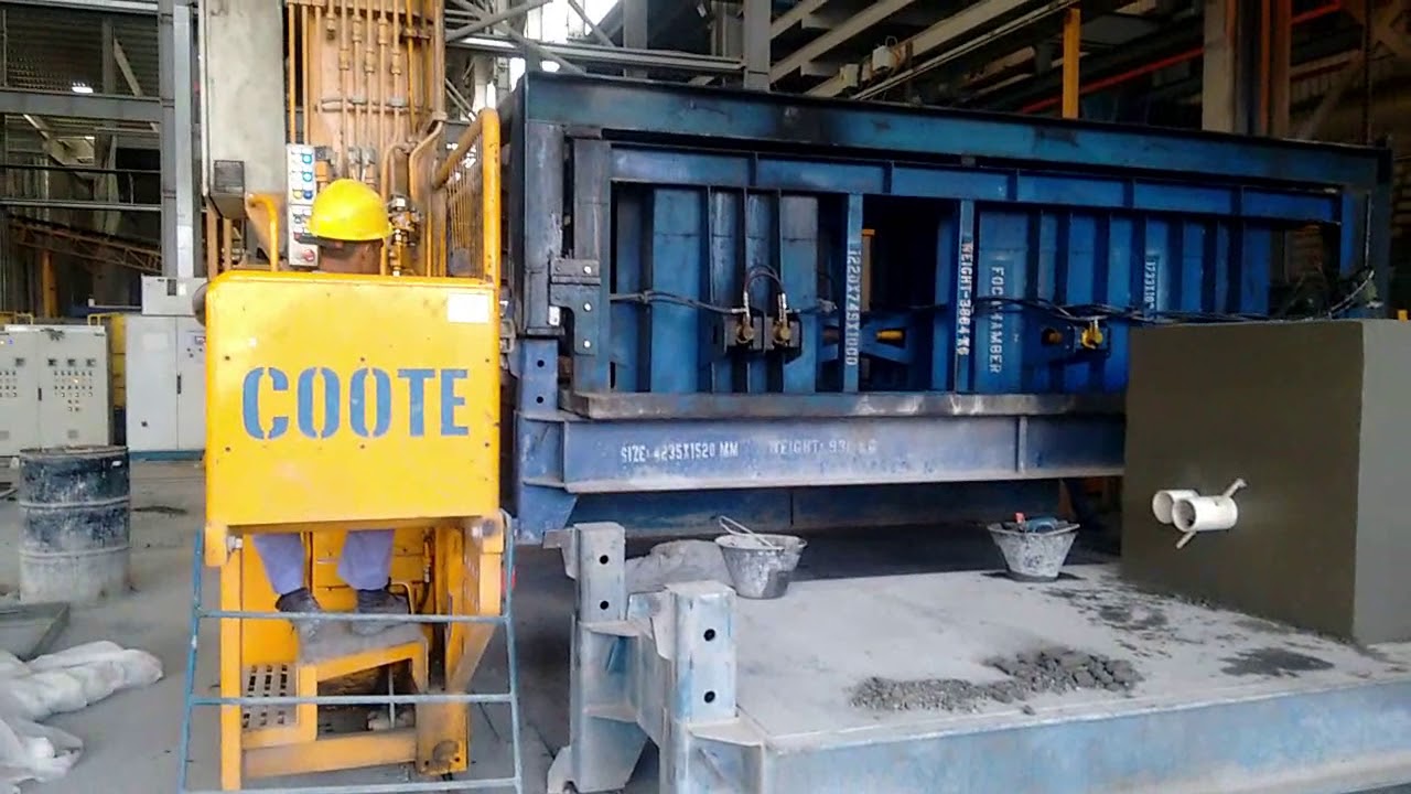 Dry Cast Machinery producing precast chambers up to 1.1m deep - YouTube