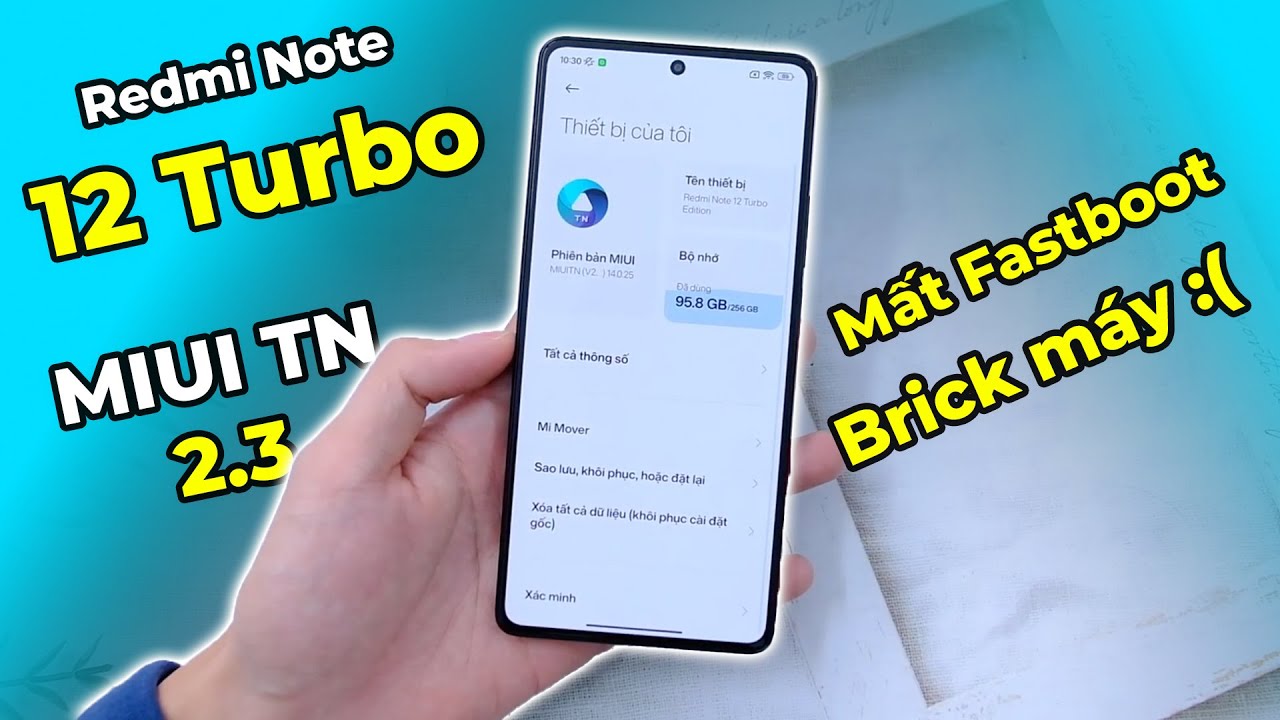 Xiaomi Redmi Note 12 Turbo cài MIUI TN 2.3 bị Brick máy, chớ vội lên ...