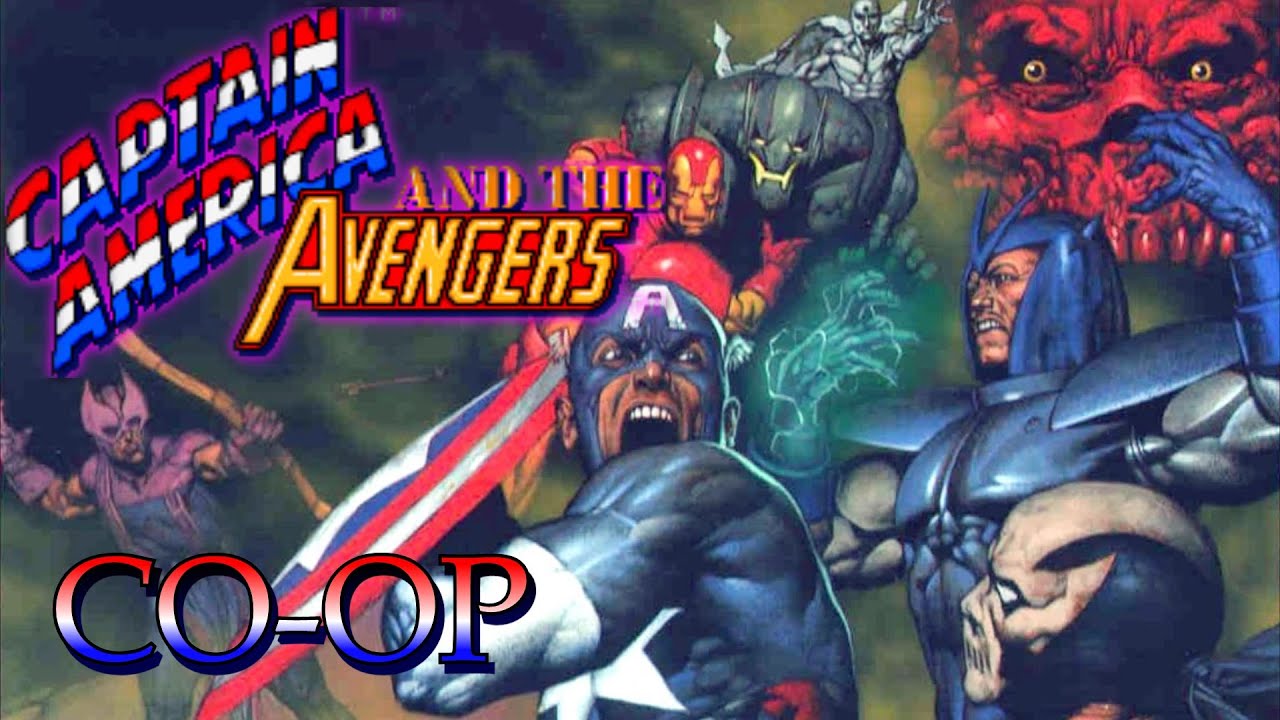 Captain America & The Avengers - Sprites tensos e jogo APELÃO! Co-op ...