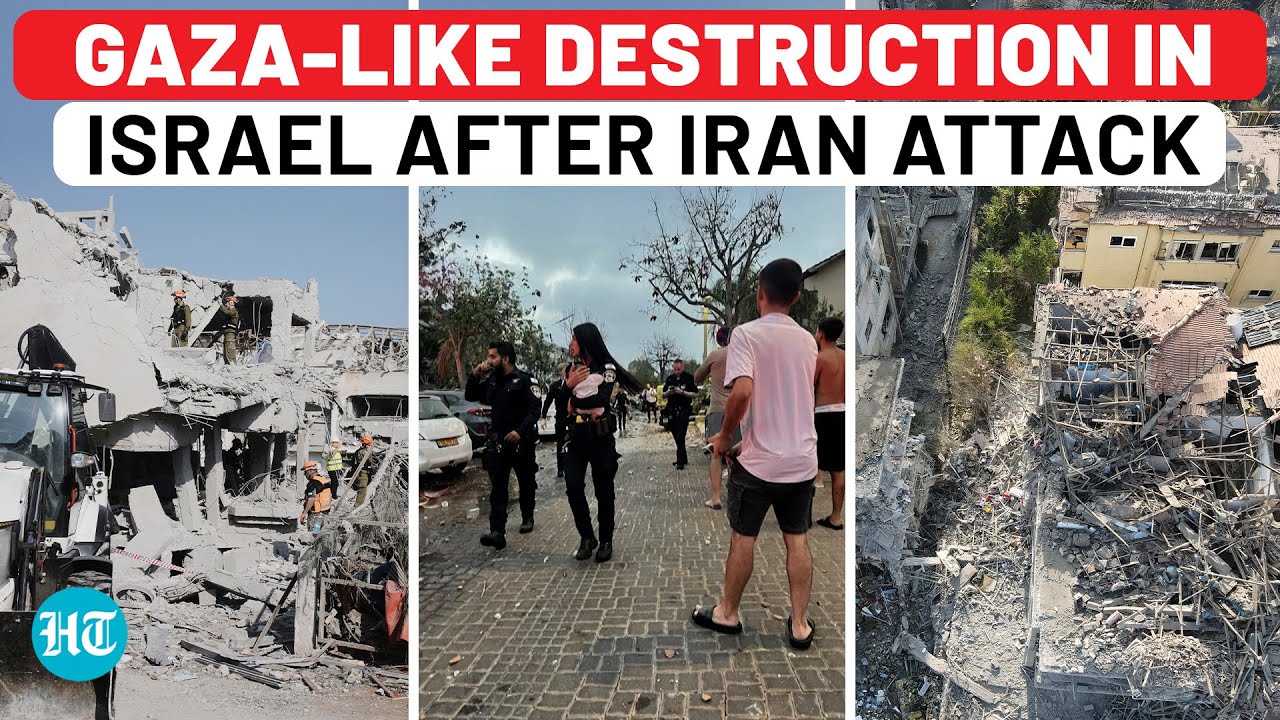 Israel Witnesses Gaza-Like Destruction After Iran Missile Attack ...