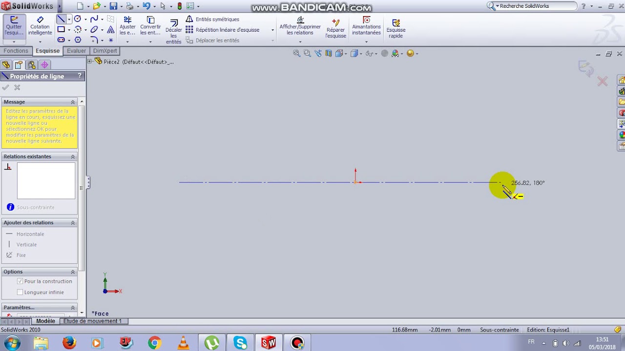Dessiner un arbre mécanique sur solidworks - YouTube