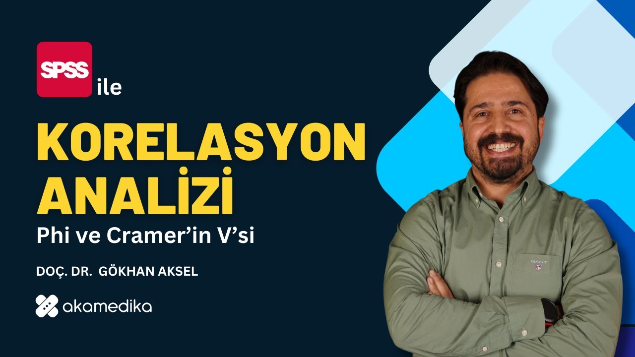 SPSS ile Korelasyon Analizi Nasıl Yapılır? 2) Phi ve Cramers V - YouTube