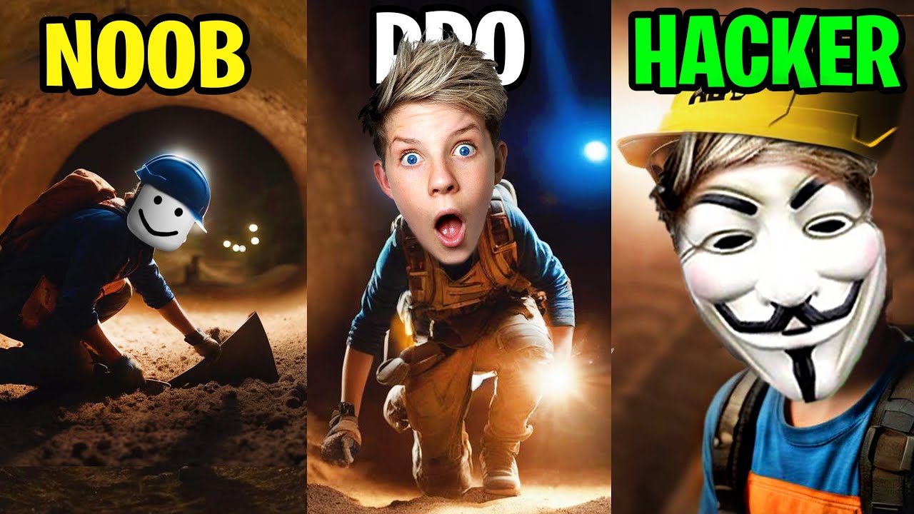 Can We Go NOOB to PRO to HACKER in DIG THIS?! Prezley - YouTube