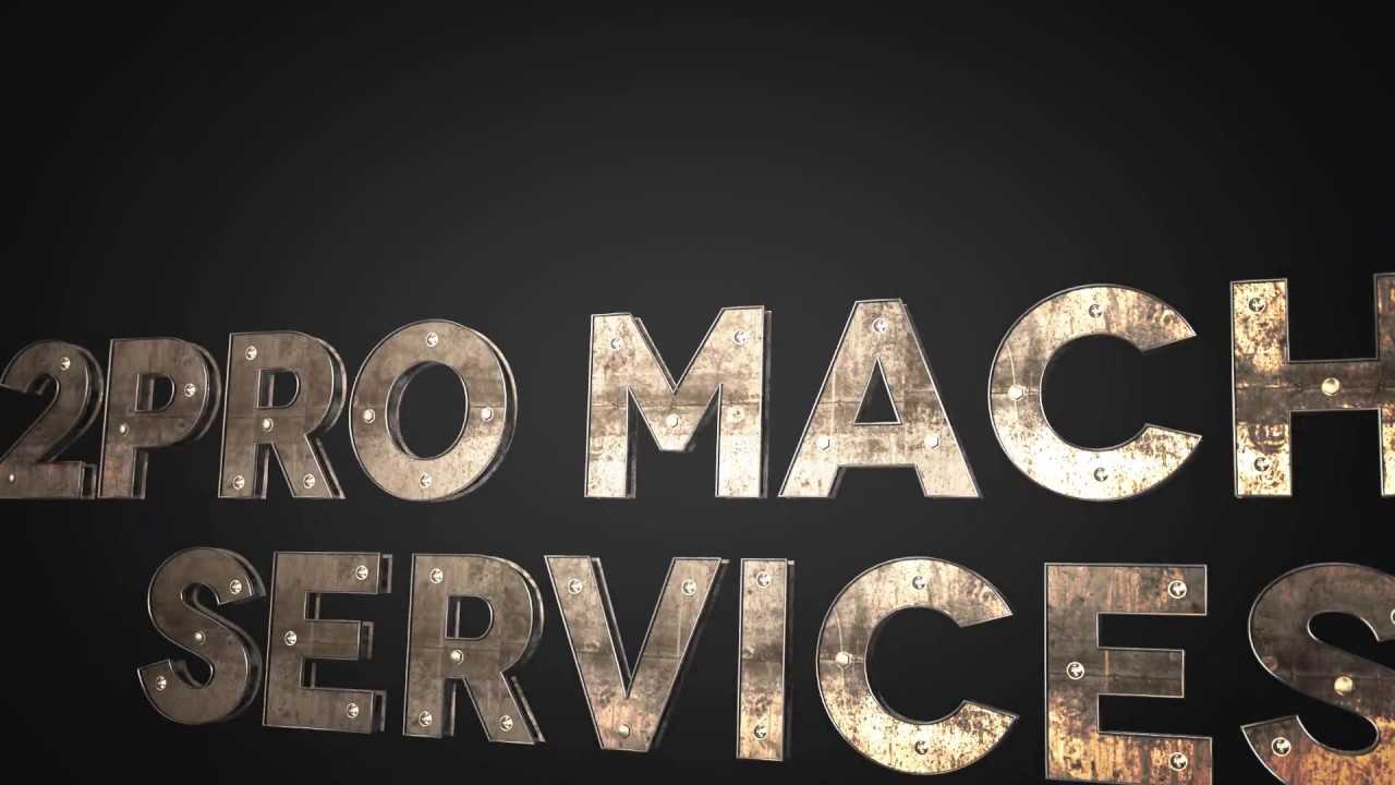PRO2PRO Machining Services Name - YouTube